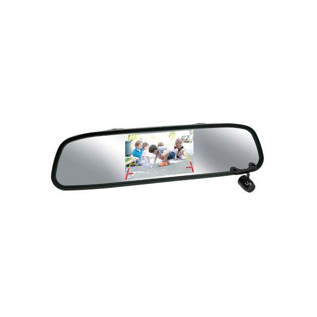 Clip on Reverse Mirror Monitor and Camera Pack – NanoCamPlus